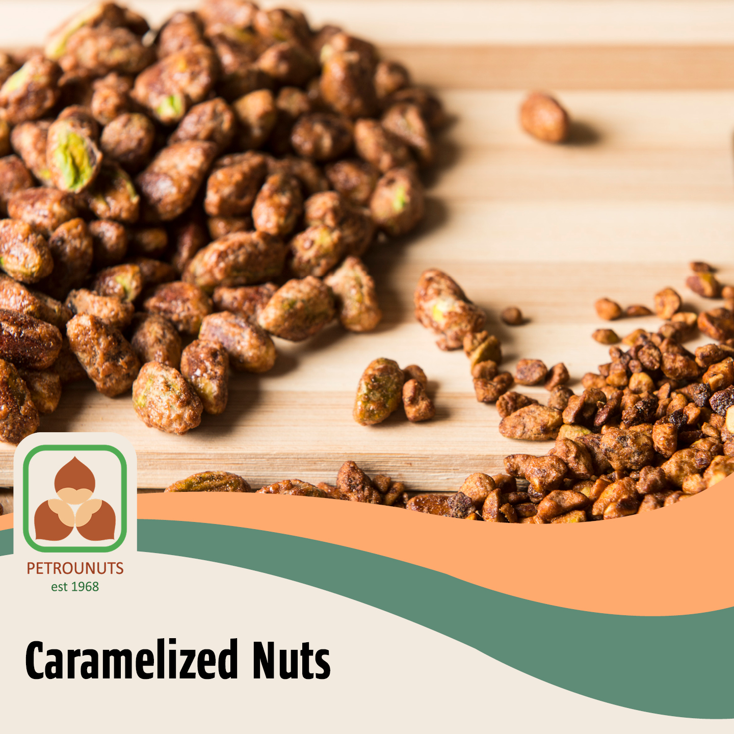 Caramelized Nuts | Petrou Nuts S.A. | Ingredients Network